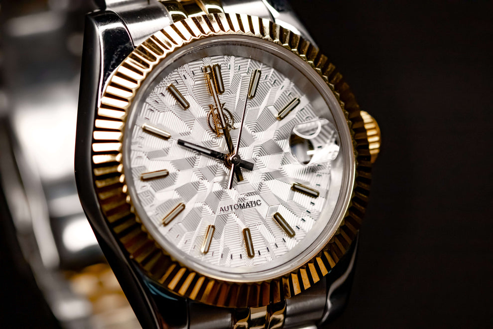 The RoyalDate - TwoTone Elegance & Sophistication – Kingdom Watch Company