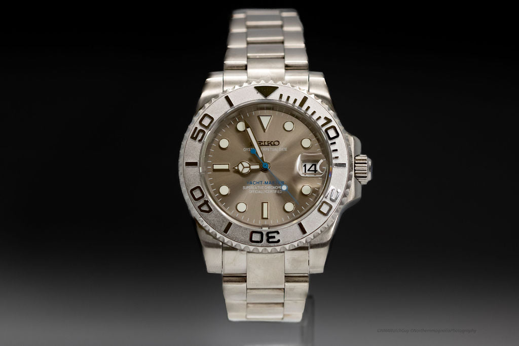 Seiko Mod Yacht Master - Grey Automatic Watch – Kingdom Watch Company