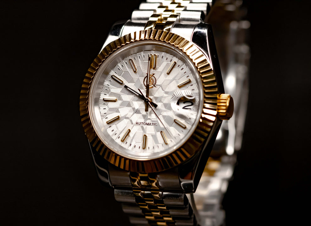 The RoyalDate - TwoTone Elegance & Sophistication – Kingdom Watch Company
